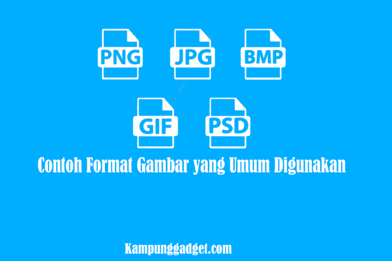 10+ Contoh Format Gambar yang Umum Digunakan dan Pengertiannya